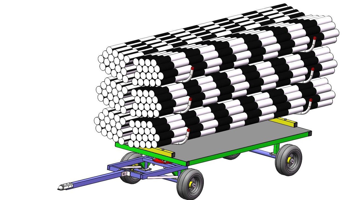 Pole Trolley ( 80 to 100 poles) pre order - Edgemere
